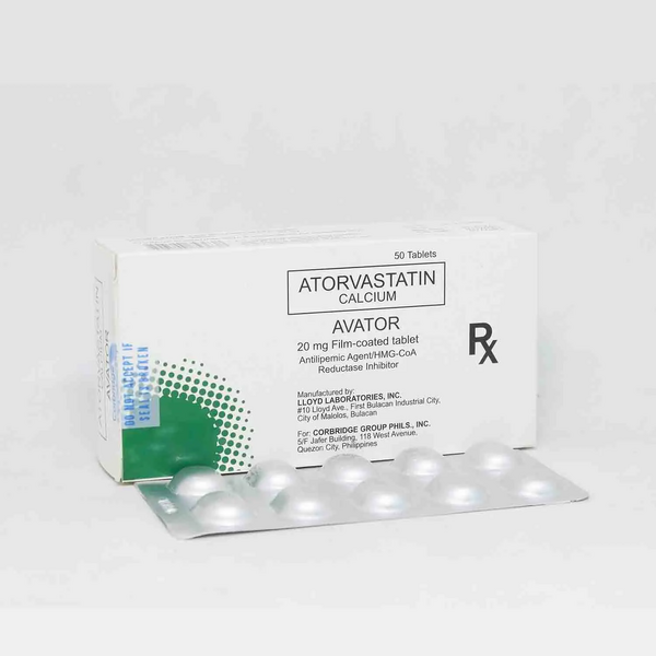 AVATOR Atorvastatin Calcium 20mg Film-Coated Tablet 1's price in the ...